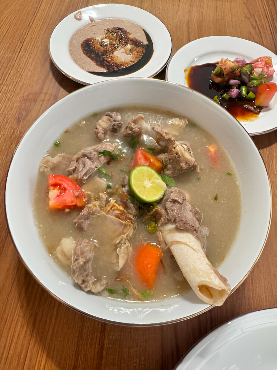 Sour Beef Shank Soup with Taro Recipe